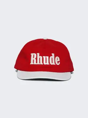 Rhude Cotton Cap - Red