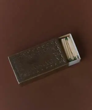 J. ALEXANDER Large Stamped Matchbox - Silver
