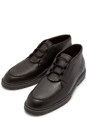 TOD'S Polacco Grained Leather Boots