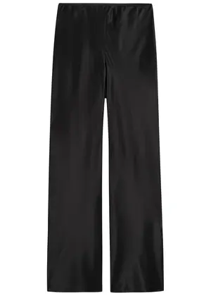 REFORMATION Gale Straight-leg Satin Trousers
