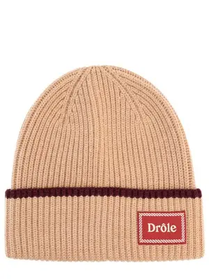 Drole De Monsieur Wool Cap - Beige