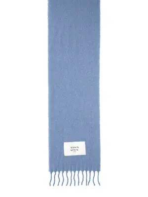 Maison Kitsuné Alpaca" Scarf - Blue