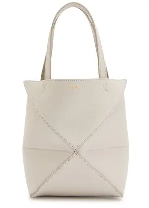 Loewe Loewe Puzzle Fold Mini Tote Bag - Ivory