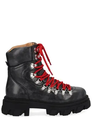 GANNI Hiking Boot - Black