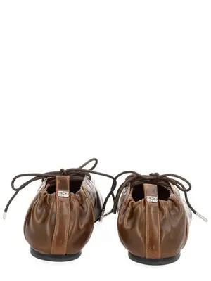 GANNI Ballerinas With Laces