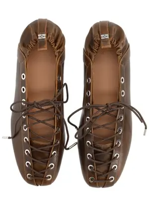 GANNI Ballerinas With Laces