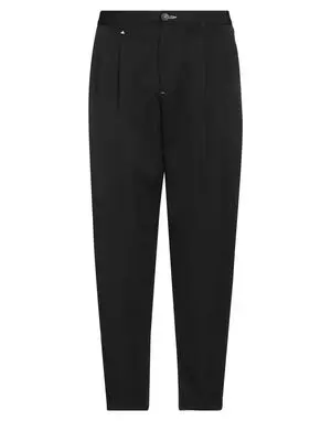 BERNA Tailored Tapered Leg Stretch Pants - Black