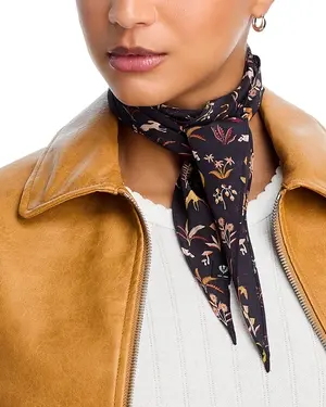 FRAAS V Woodland Diamond Silk Scarf Exclusive - Grey