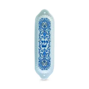 SPODE Royal Worcester & Mezuzah Case - White/blue