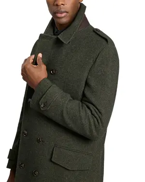 Ted Baker London Windyhill Overcoat - Olive