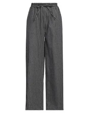 STYLEALBUM High Waisted Wide Leg Striped Jeans