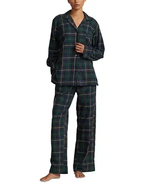 Polo Ralph Lauren Madison Notched Collar Pajama Set - Polo Tartan
