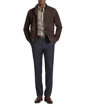 Ted Baker London Weir Suede Bomber Jacket