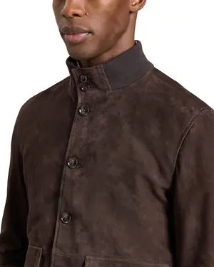 Ted Baker London Weir Suede Bomber Jacket