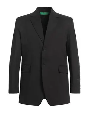 GARMENT WORKSHOP Single-breasted Twill Blazer - Black