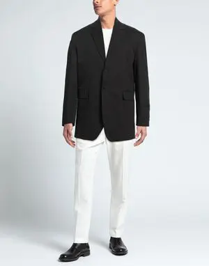 GARMENT WORKSHOP Single-breasted Twill Blazer - Black