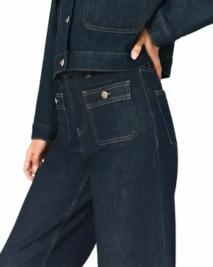 Maje High-rise Wide-leg Jeans
