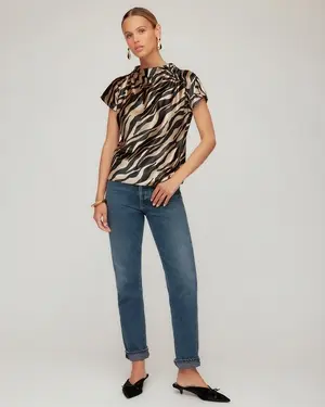 Fifteen Twenty Emmeline Velvet Top