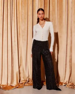 Fifteen Twenty Lynette Sequined Pants