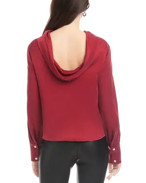 Fifteen Twenty Camille Cowl Back Top