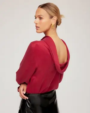 Fifteen Twenty Camille Cowl Back Top