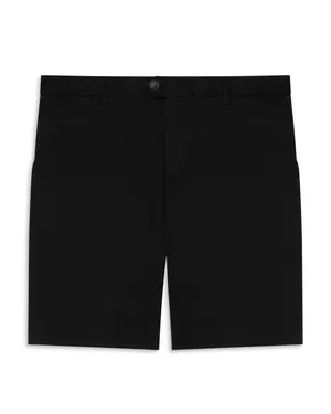 REISS Modern Fit Casual Chino 7 Shorts - Black