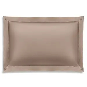 Gingerlily Solid Silk Sham, Standard/queen - Mocha