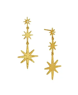 OTTOMAN HANDS Star Drop Earrings - Gold