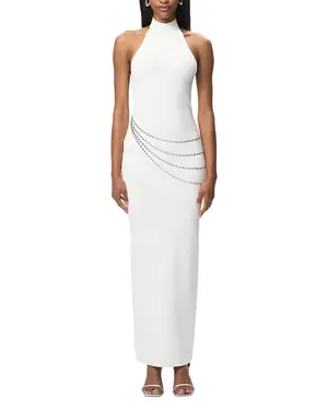 Herve Leger The Sybil Gown - Alabaster
