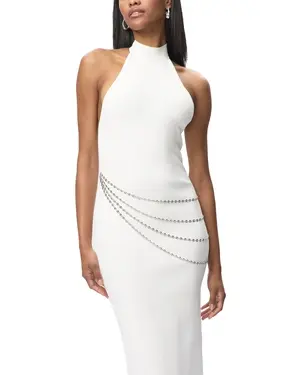Herve Leger The Sybil Gown - Alabaster
