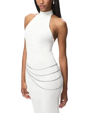 Herve Leger The Sybil Gown - Alabaster