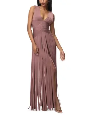 Herve Leger Harlow Gown - Biscotti