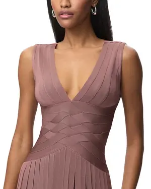 Herve Leger Harlow Gown - Biscotti