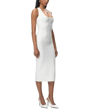 Herve Leger Willa Dress - Alabaster