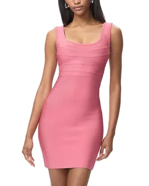 Herve Leger Amara Dress - Bubblegum