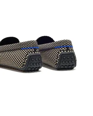 Rothy's The Double Bit Driver Loafers - Classic Micro Check