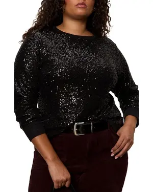 Sanctuary Sparkle Top - Black