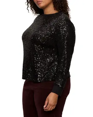 Sanctuary Sparkle Top - Black