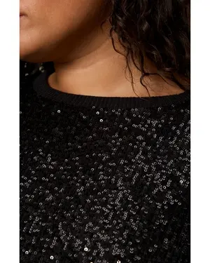 Sanctuary Sparkle Top - Black