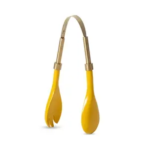 LULU POWERS Brass Finish Tongs Yolk