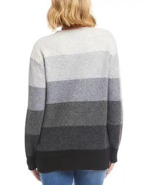 Karen Kane Ombre Striped Sweater
