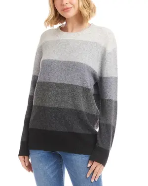 Karen Kane Ombre Striped Sweater
