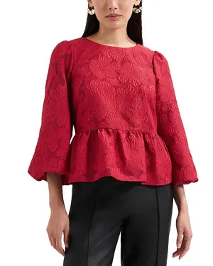 PHASE EIGHT Ellis Peplum Hem Top