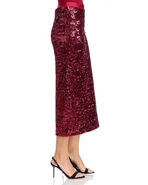 BOSS Ebibi Sequin Embellished Bodycon Skirt