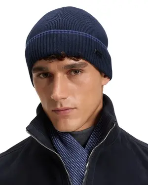 Hugo Boss Hernesto Hat & Scarf Set - Dark Blue