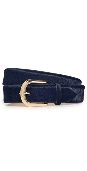 B-low The Belt Kennedy Calf-hair Belt - Navy Gold