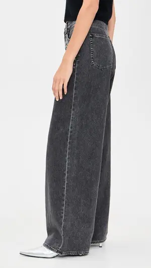 Rag & Bone Featherweight Sofie High-rise Wide-leg Jeans