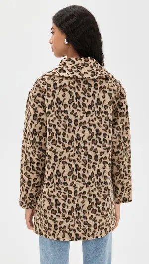 Z Supply Lennon Animal Print Coat