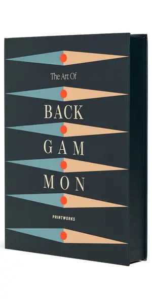 PRINTWORKS The Art Of Backgammon Anthracite