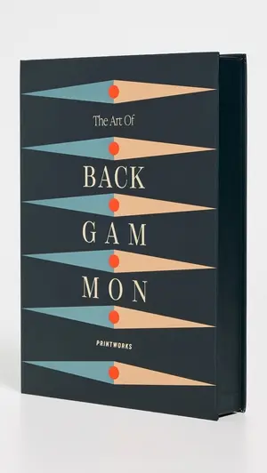PRINTWORKS The Art Of Backgammon Anthracite